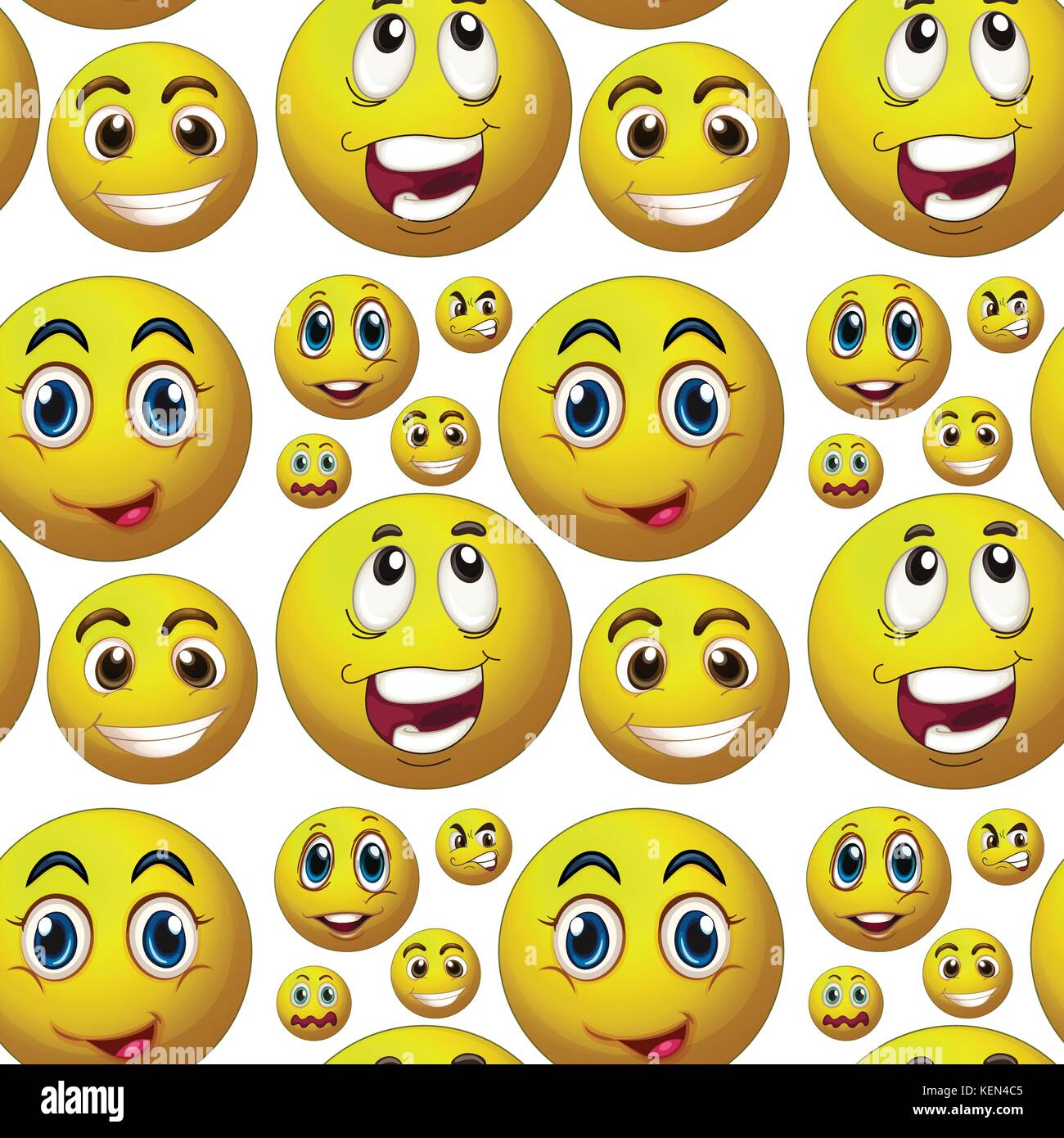 Happy faces Stock Vector Images - Alamy