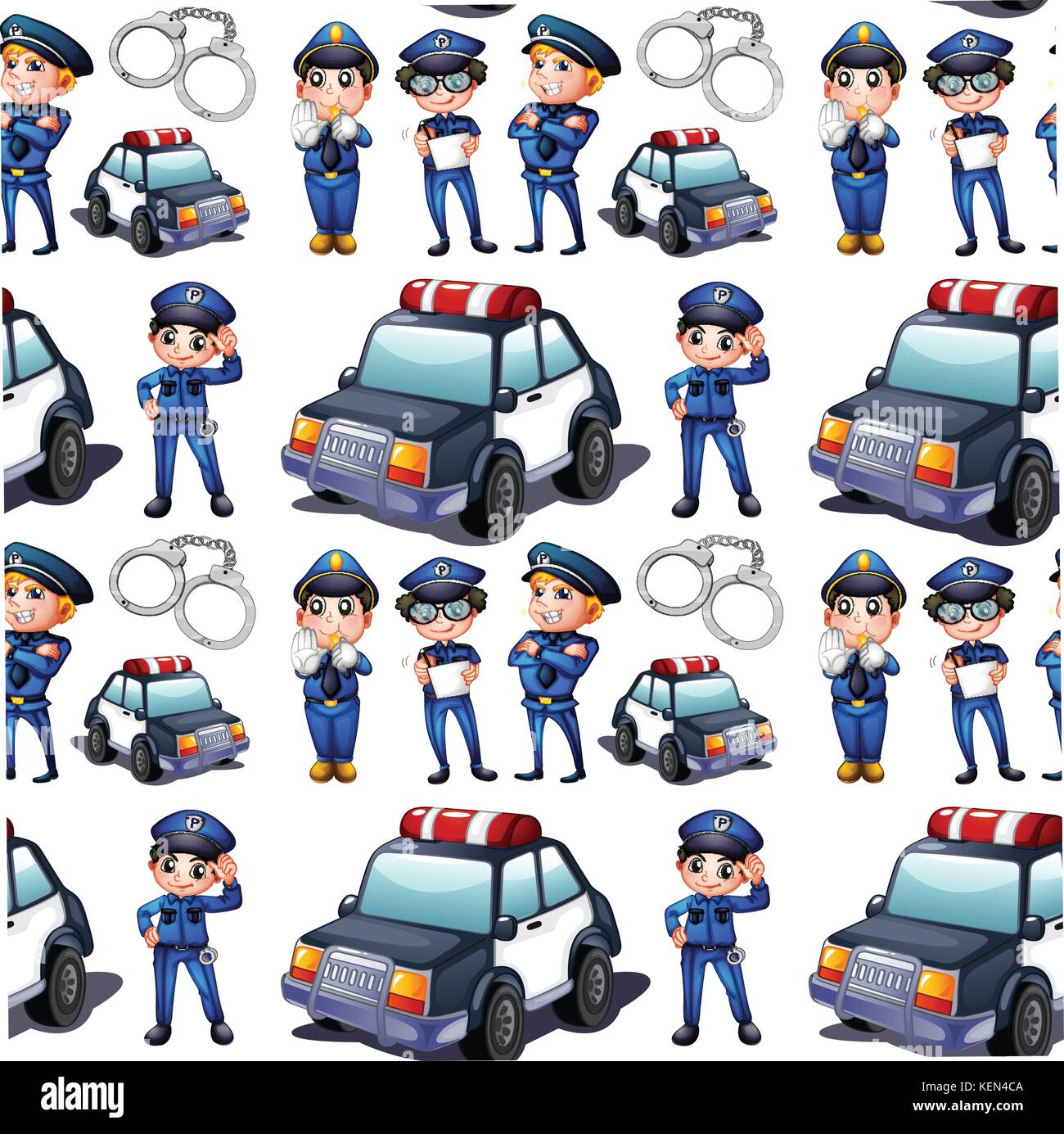 Police detain car Stock Vector Images - Alamy