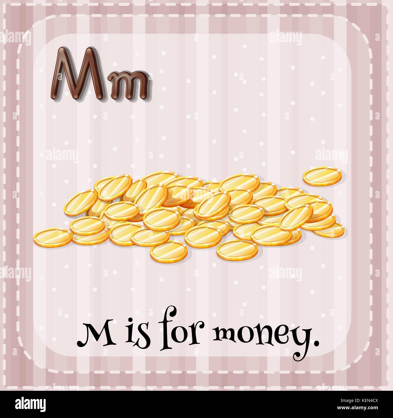 Illustration of a letter m is for monkey Stock Vector Image & Art - Alamy