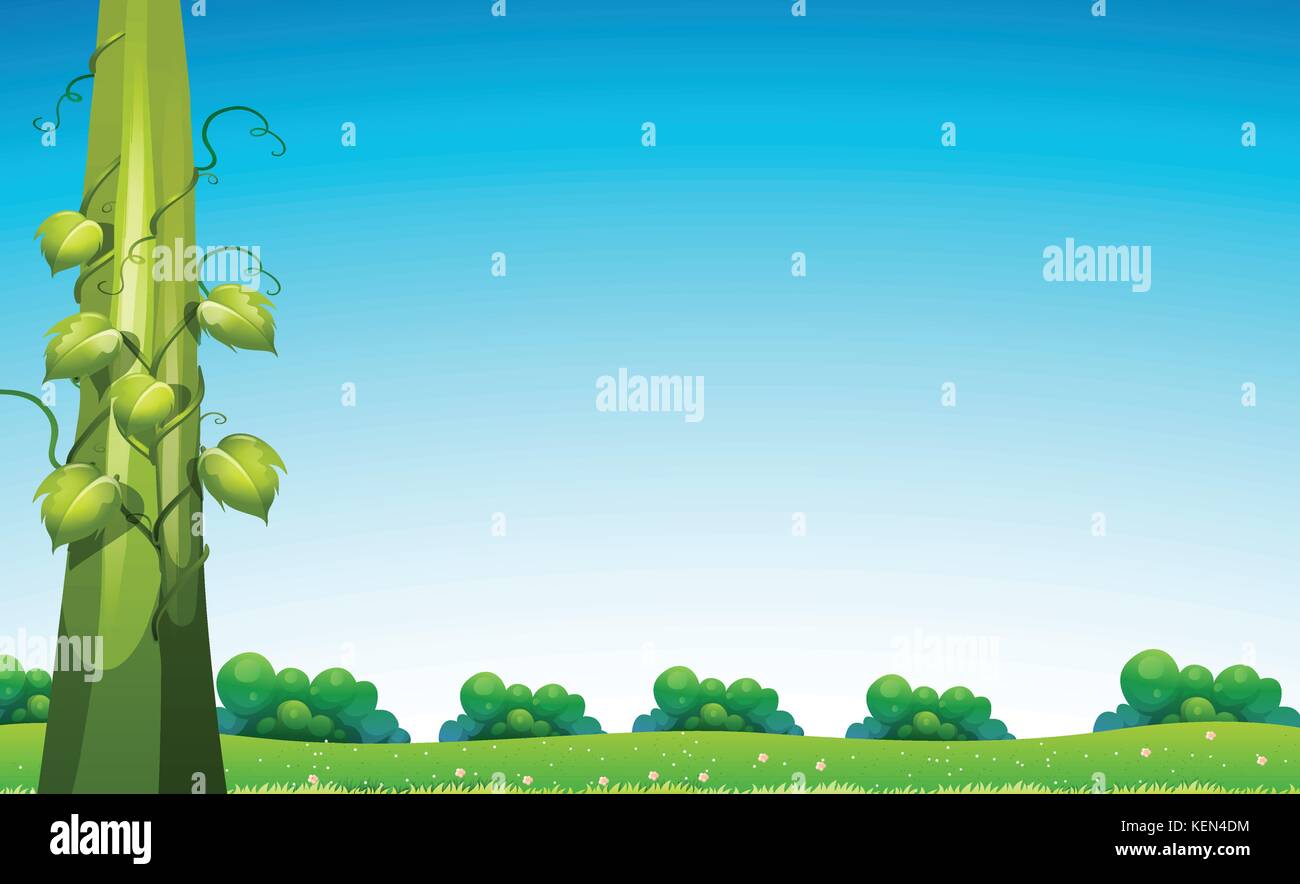 Lawn with a view Stock Vector Images - Alamy