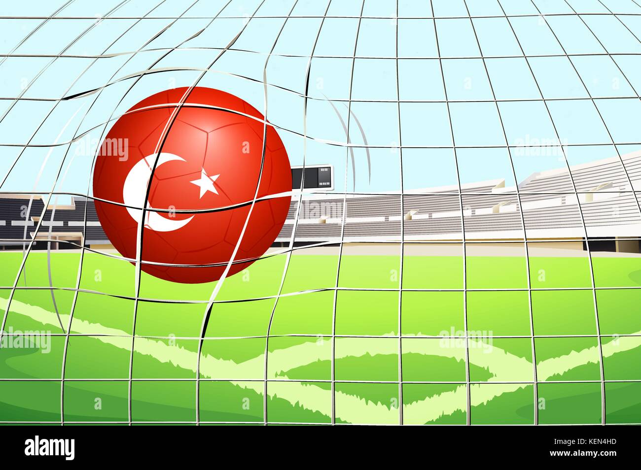 Outside a soccer stadium Stock Vector Images - Alamy