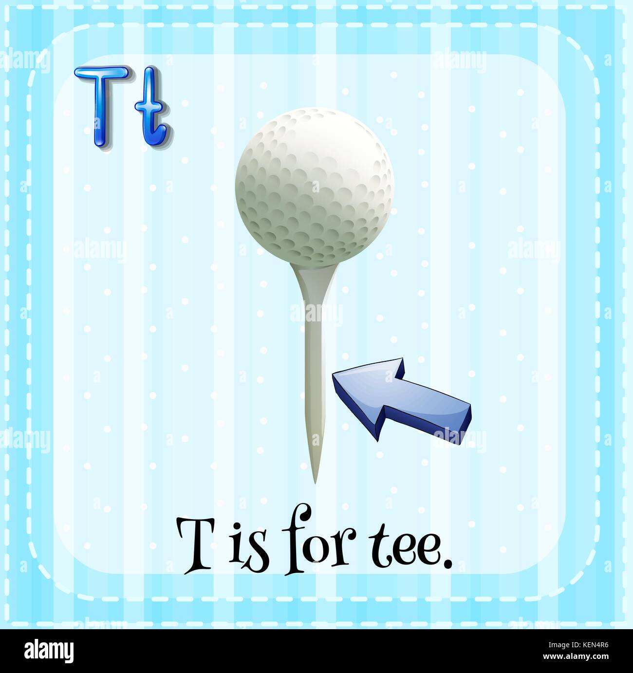 A letter T which stands for tee Stock Vector Image & Art - Alamy