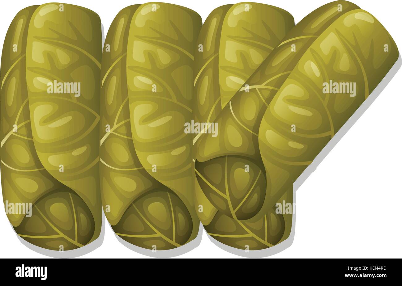 Illustration of vegetable wrap in rolls Stock Vector Image & Art - Alamy