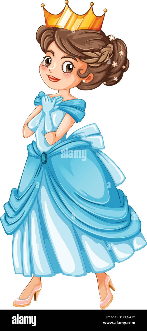 Illustration of a close up princess Stock Vector Image & Art - Alamy