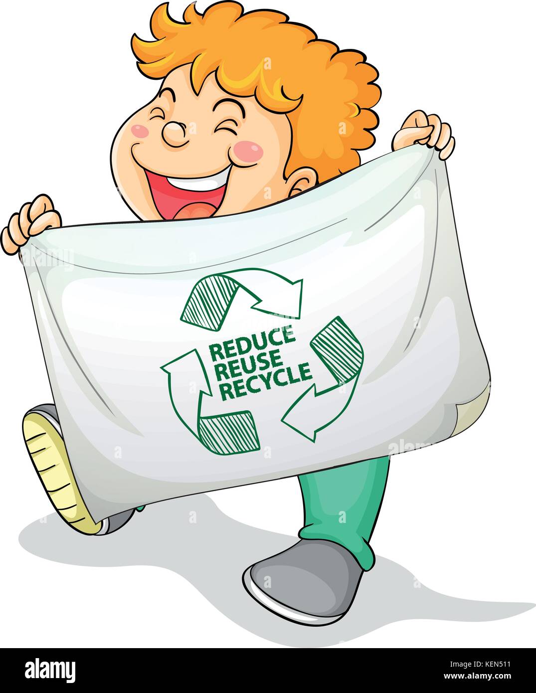 Recycle Sign Cartoon Clipart