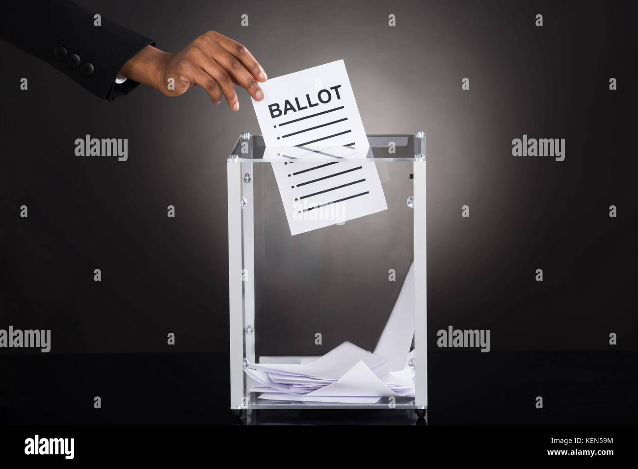 American balloting hi-res stock photography and images - Alamy