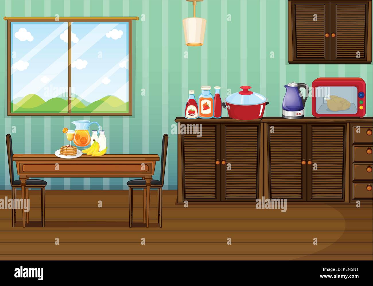 Pantry vector hi-res stock photography and images - Alamy