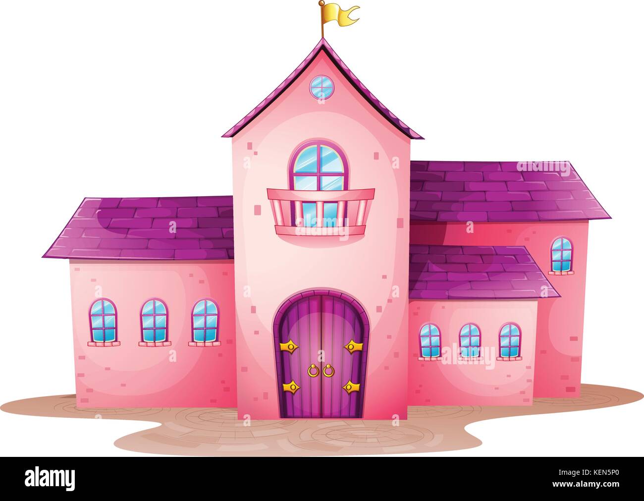 Cone shaped purple Stock Vector Images - Alamy