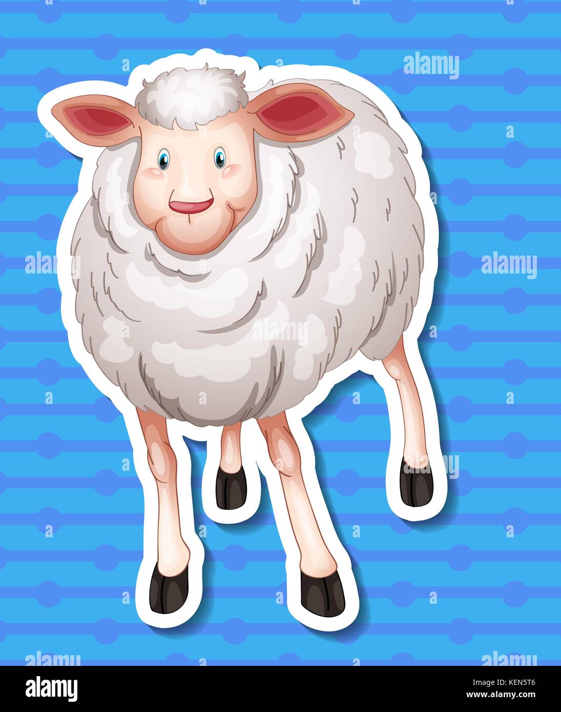 Smiling Sheep Cartoon Stock Photos & Smiling Sheep Cartoon Stock Images ...