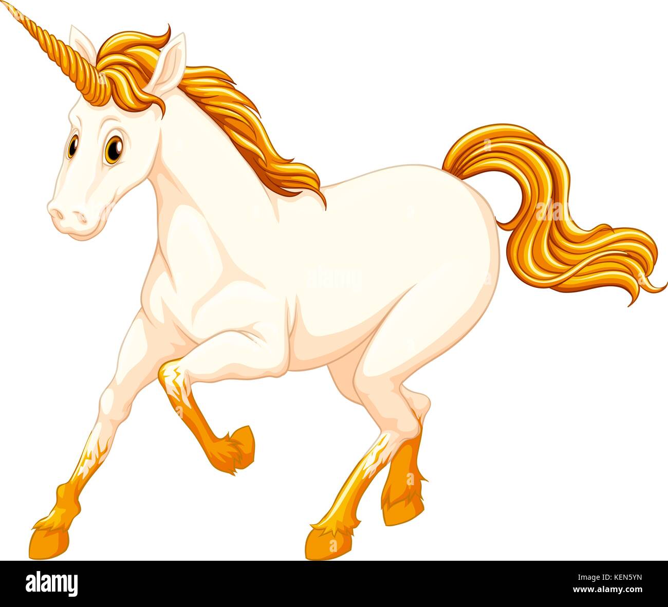 Illustration of a beautiful unicorn Stock Vector Image & Art - Alamy