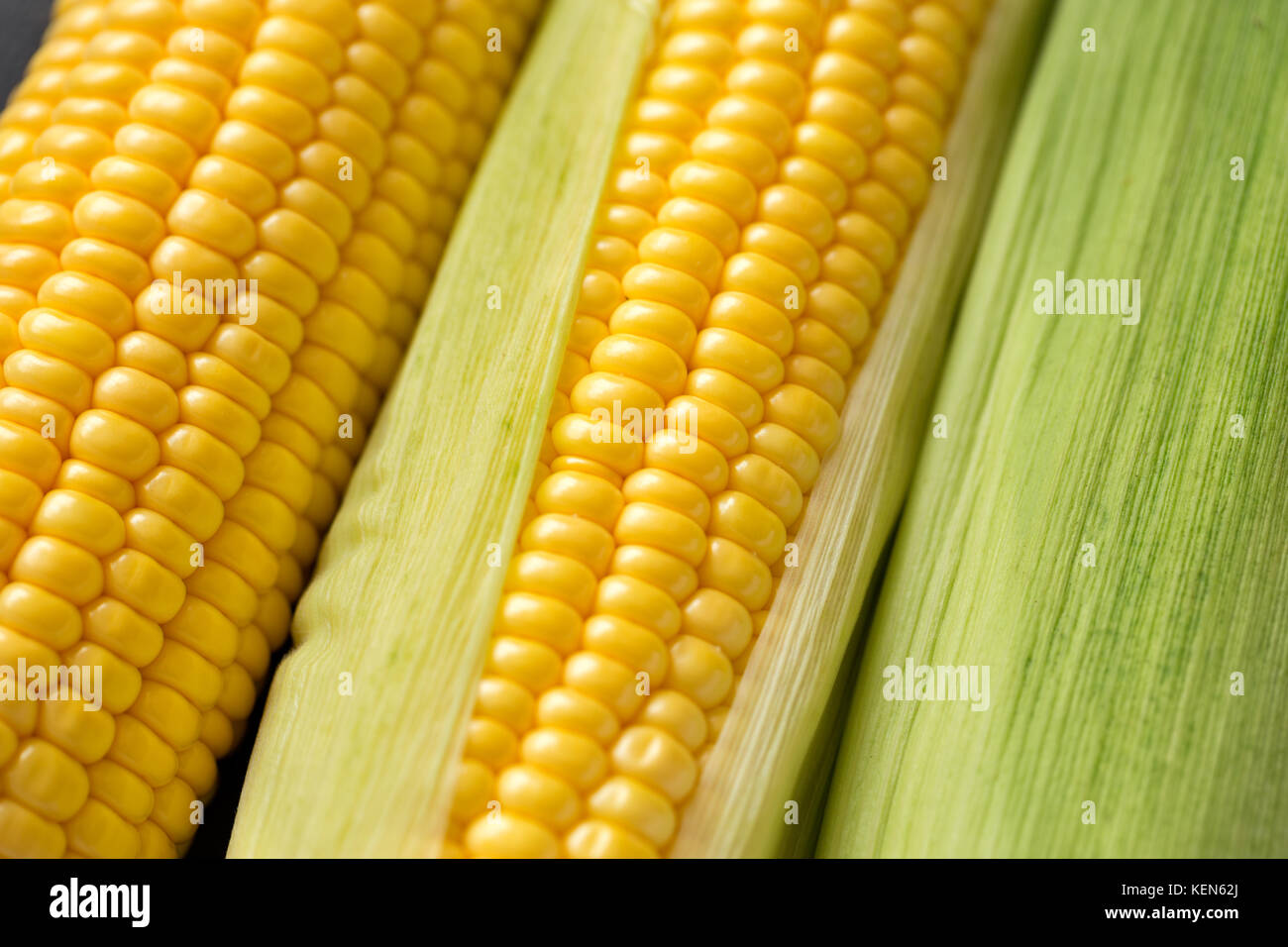 Fresh corn vegetable close up Stock Photo - Alamy