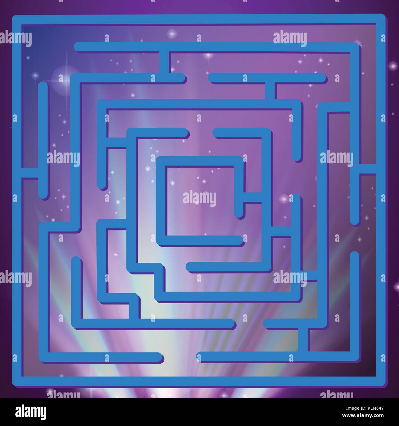 Shining maze Stock Vector Images - Alamy