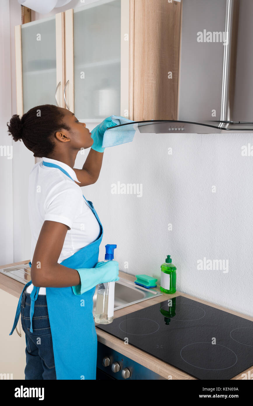 African american woman cleaner hi-res stock photography and images - Alamy