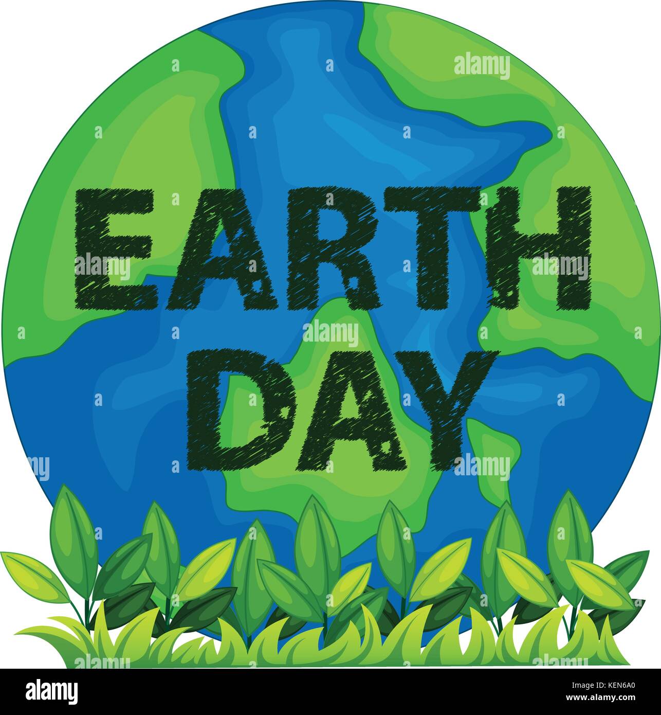 Earth day logo with text Stock Vector Image & Art - Alamy