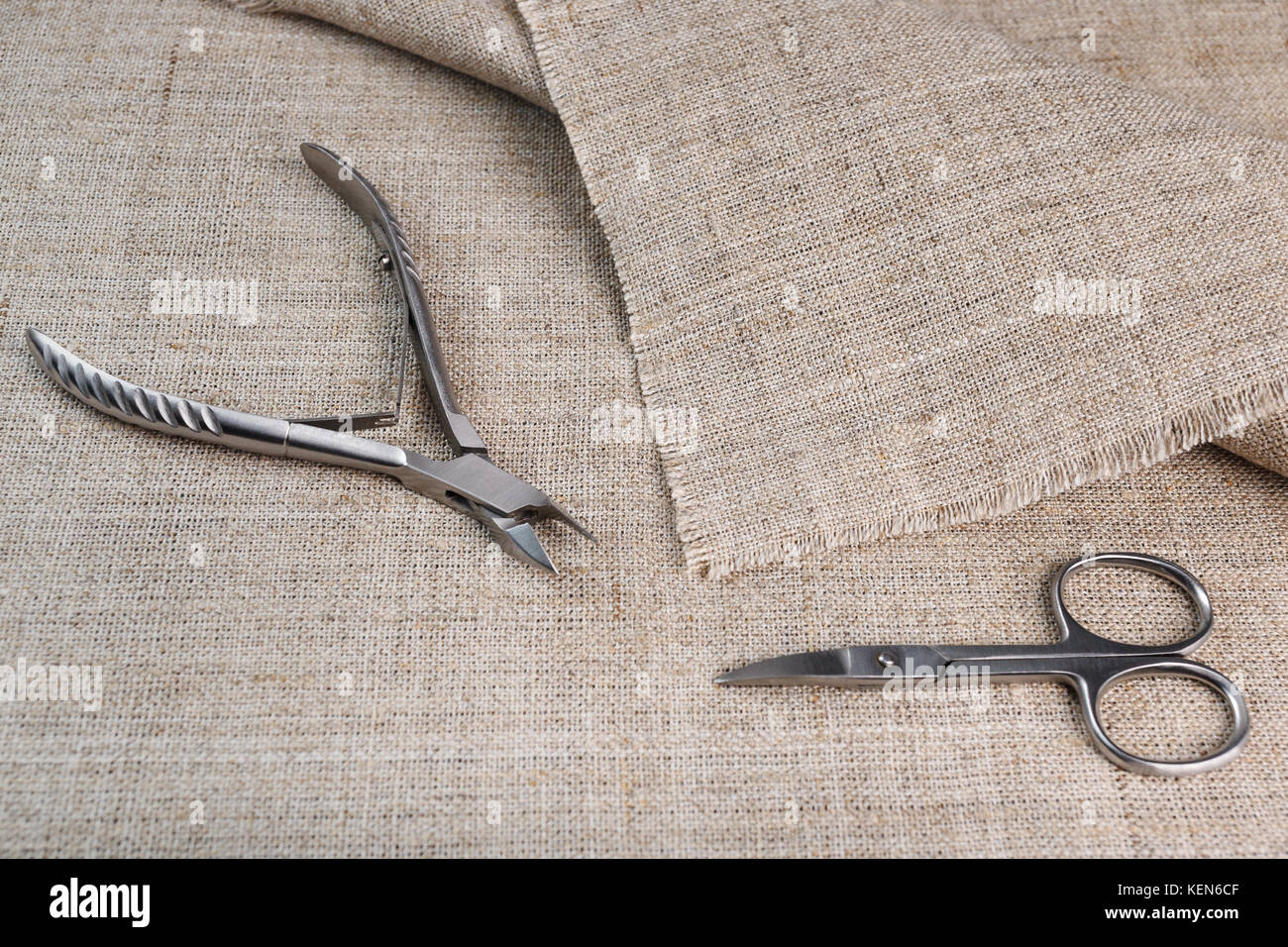 Manicure tools kit hi-res stock photography and images - Alamy