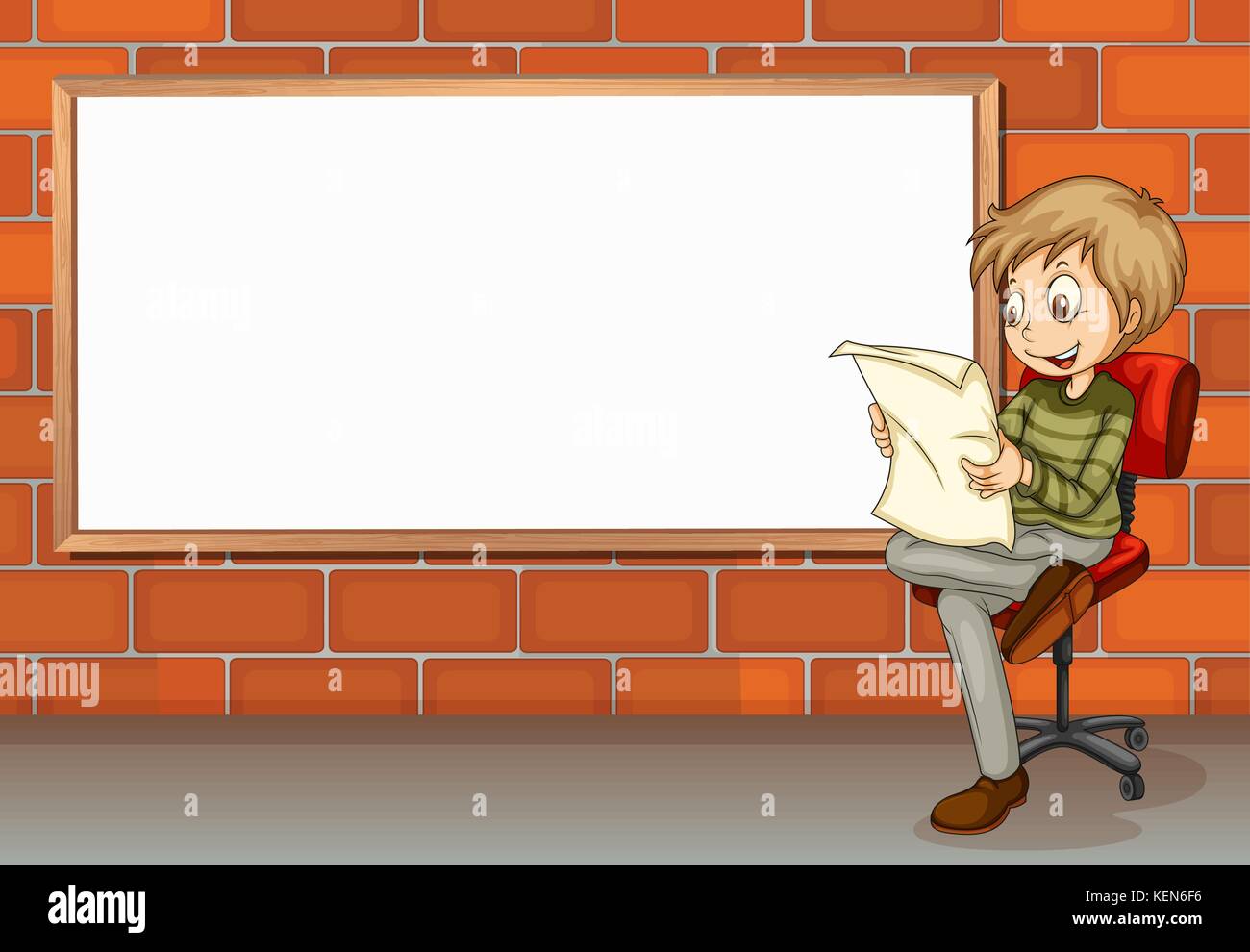 Read all about it board Stock Vector Images - Alamy