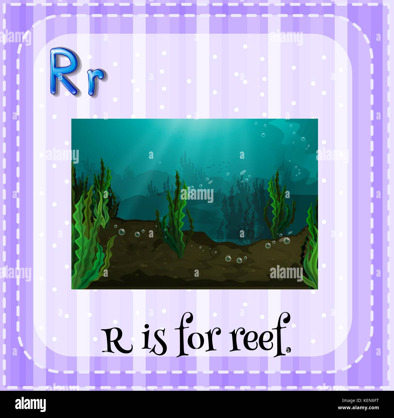 Seaweed font Stock Vector Images - Alamy