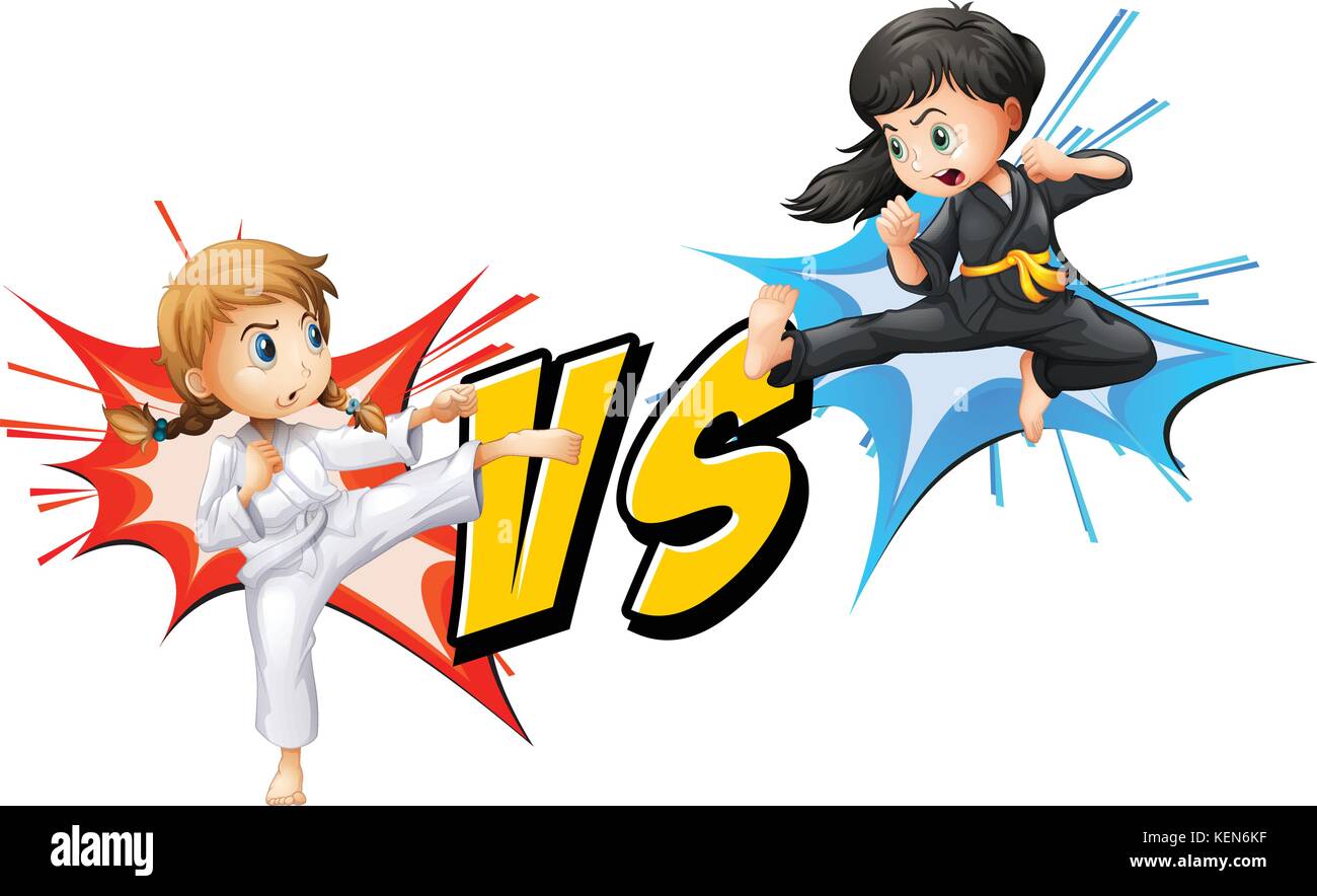 Girls rivals Stock Vector Images - Alamy