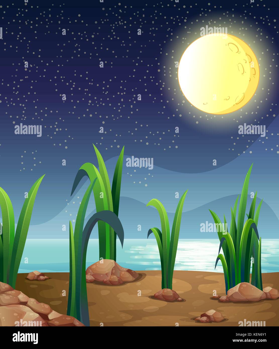 Bright light plants Stock Vector Images - Alamy