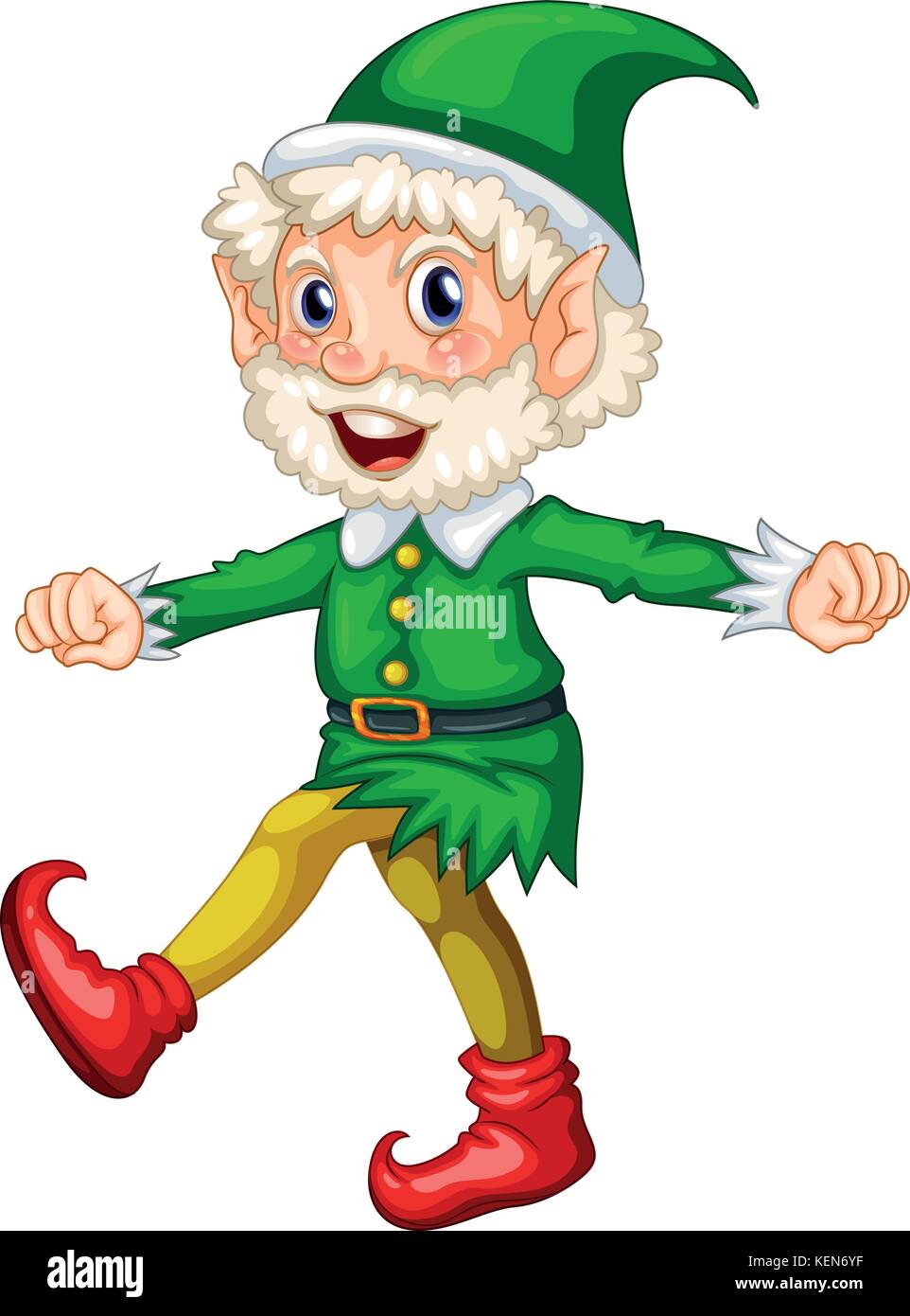 illustration of a close up elf Stock Vector Image & Art - Alamy