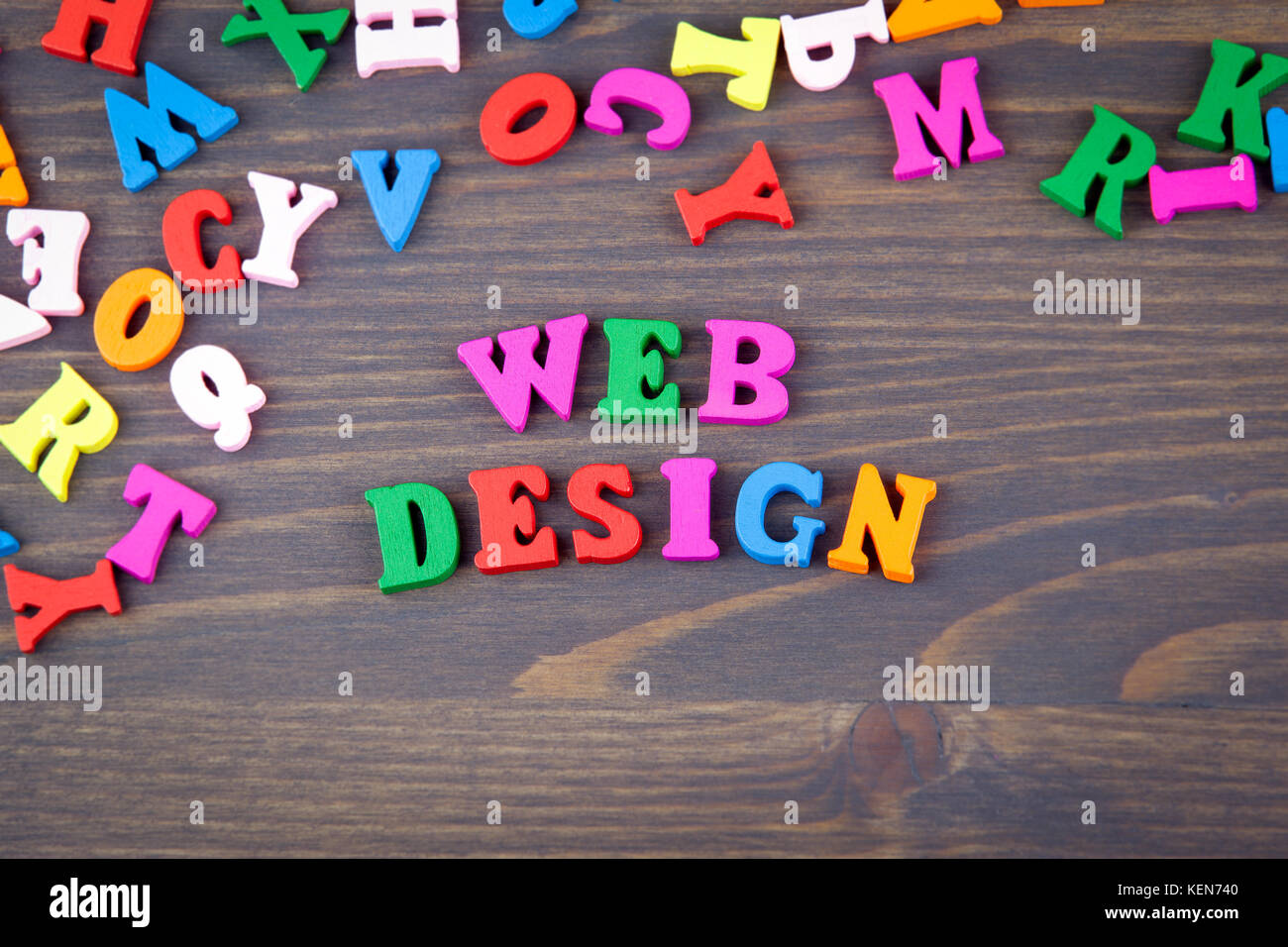 web design. website development and technology background Stock Photo ...
