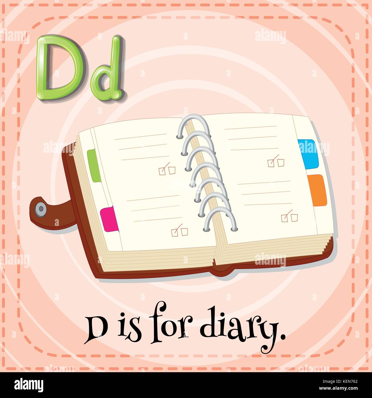 Picture diary Stock Vector Images - Alamy