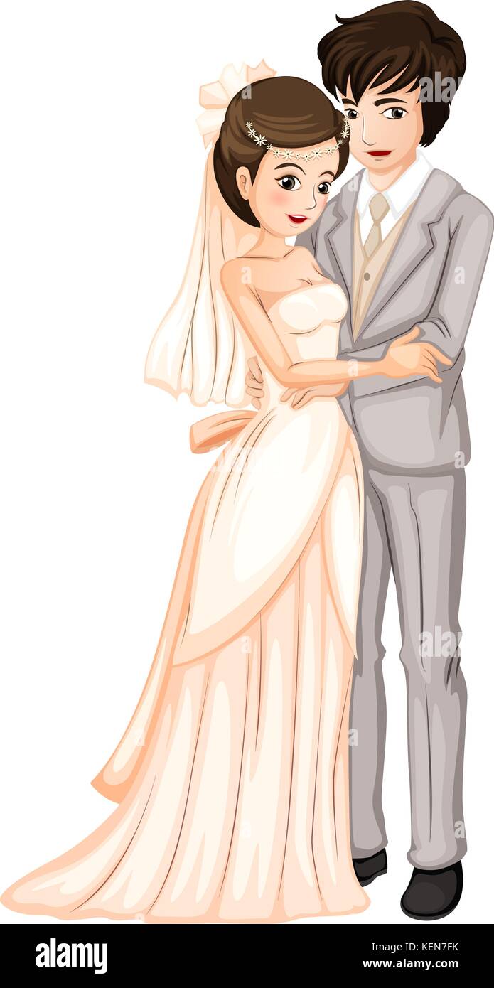 Newly married vector vectors hi-res stock photography and images - Alamy