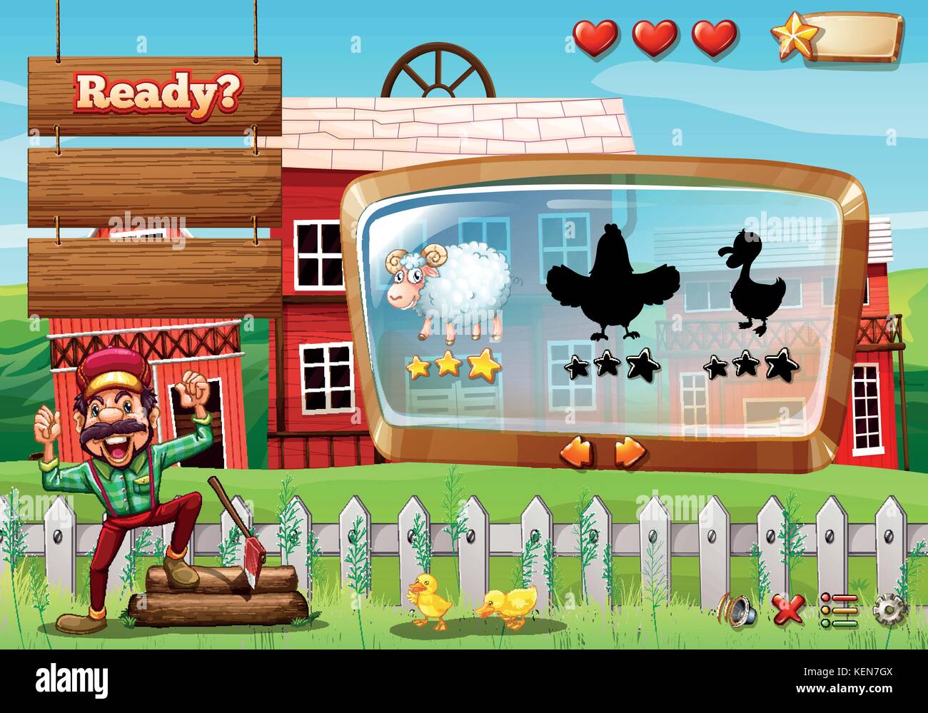 Illustration of scene from a computer game Stock Vector Image & Art - Alamy