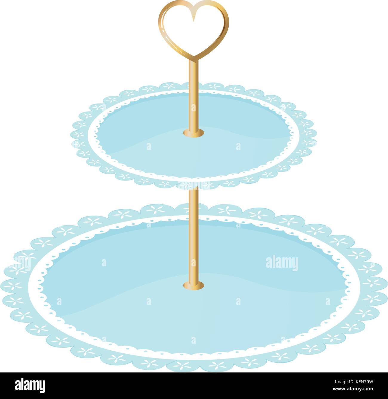 Illustration of an empty tray on a white background Stock Vector Image ...