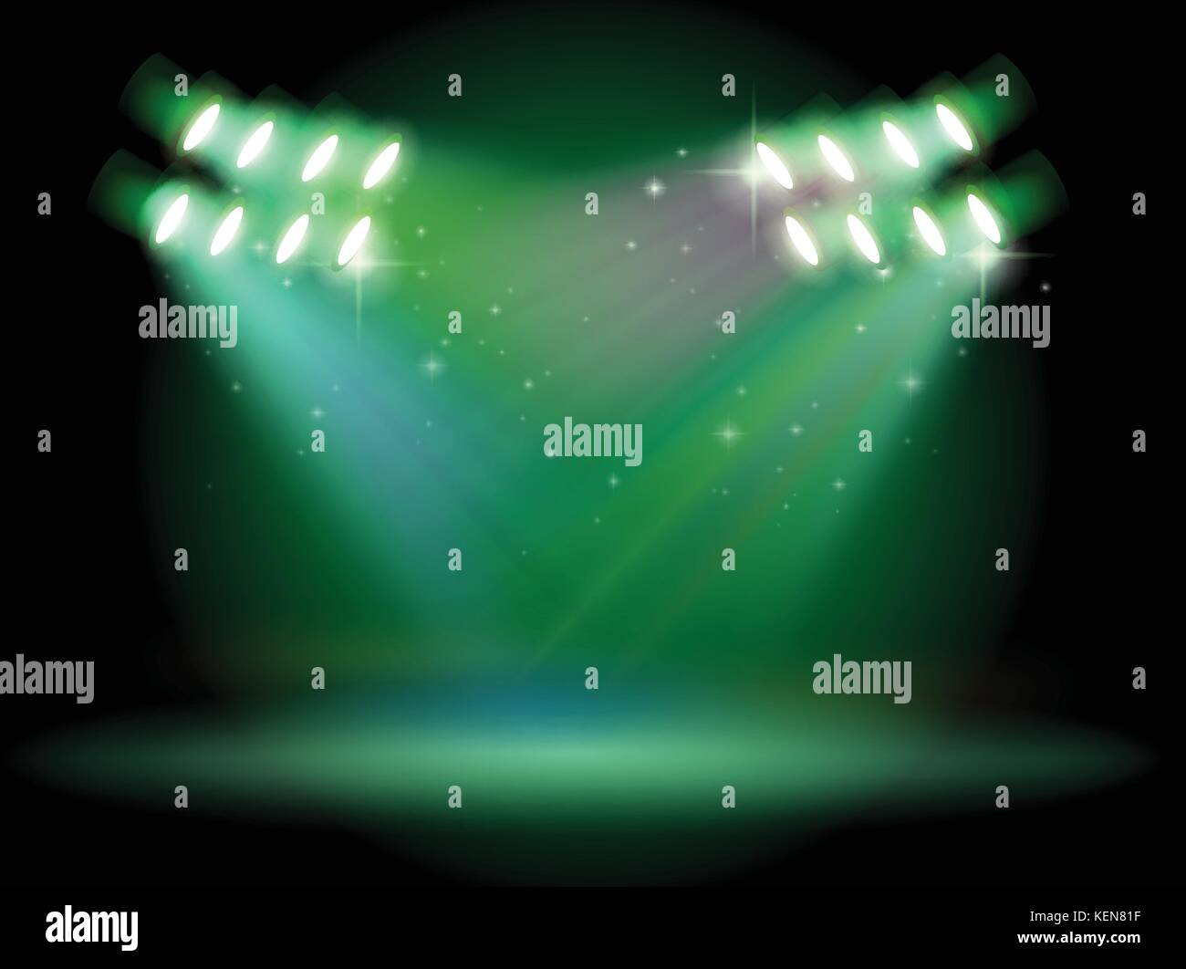 Black light bulb rays shine Stock Vector Images - Alamy