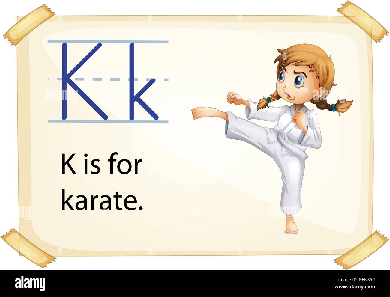 Teaching karate Stock Vector Images - Alamy