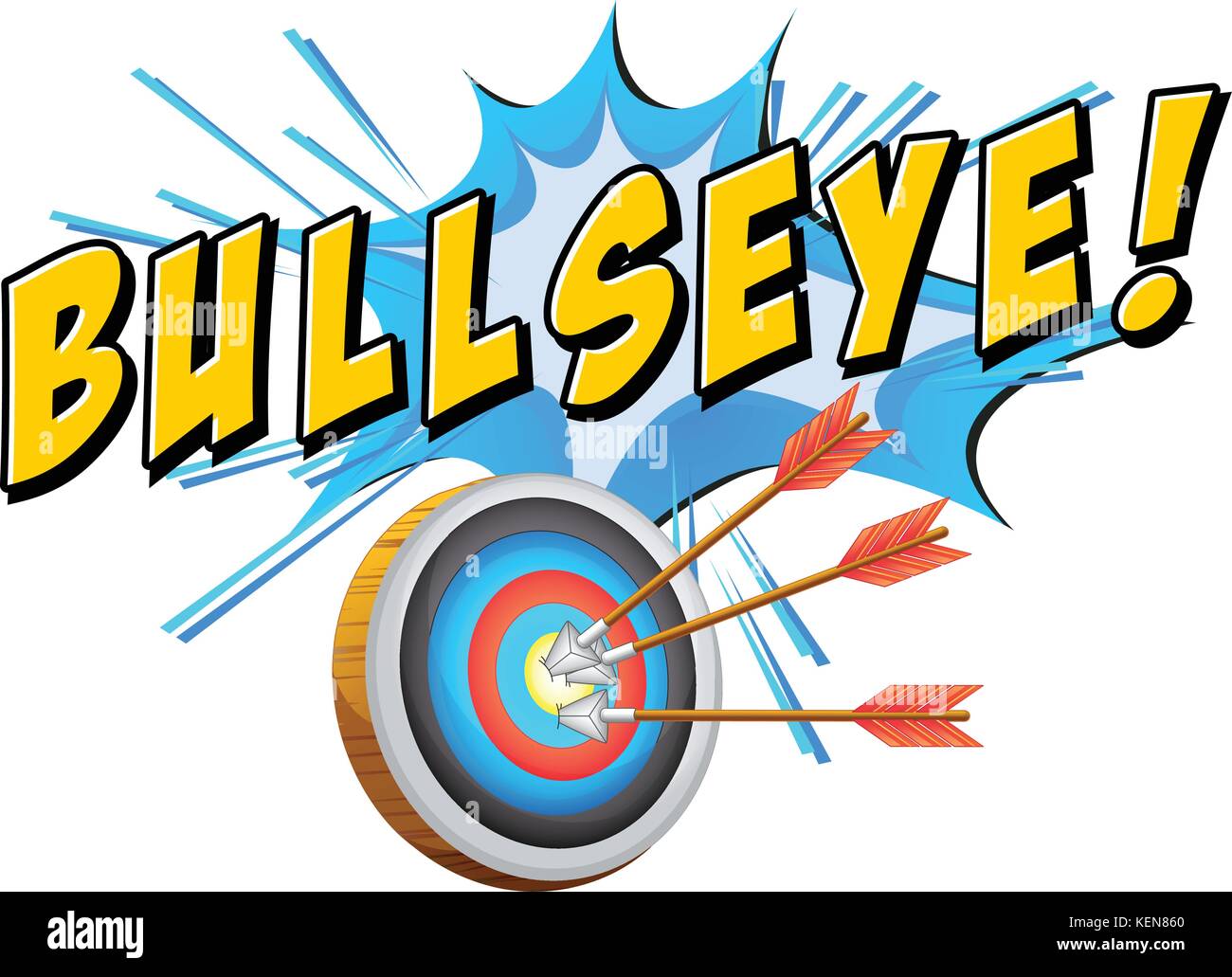Bullseye art Stock Vector Images - Alamy