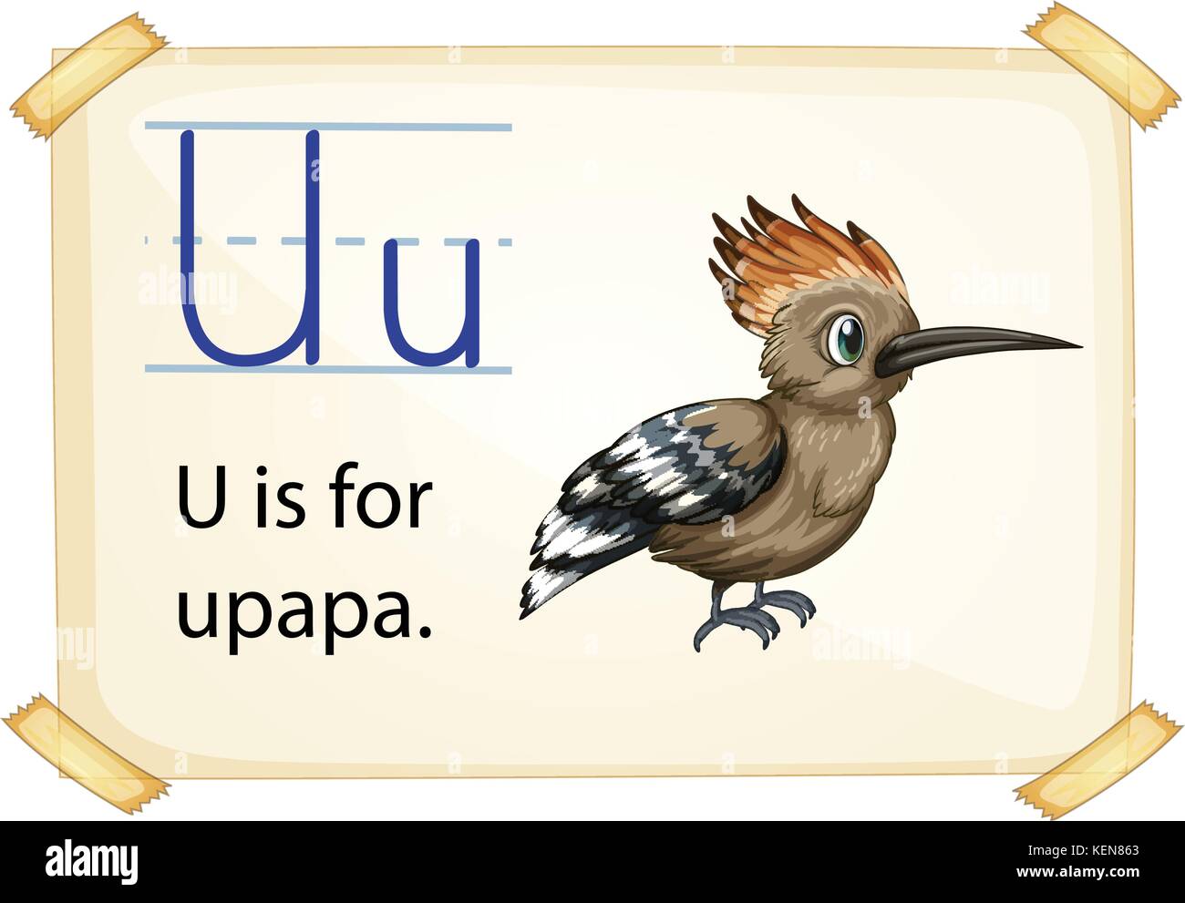 Poster of an alphabet U Stock Vector Image & Art - Alamy