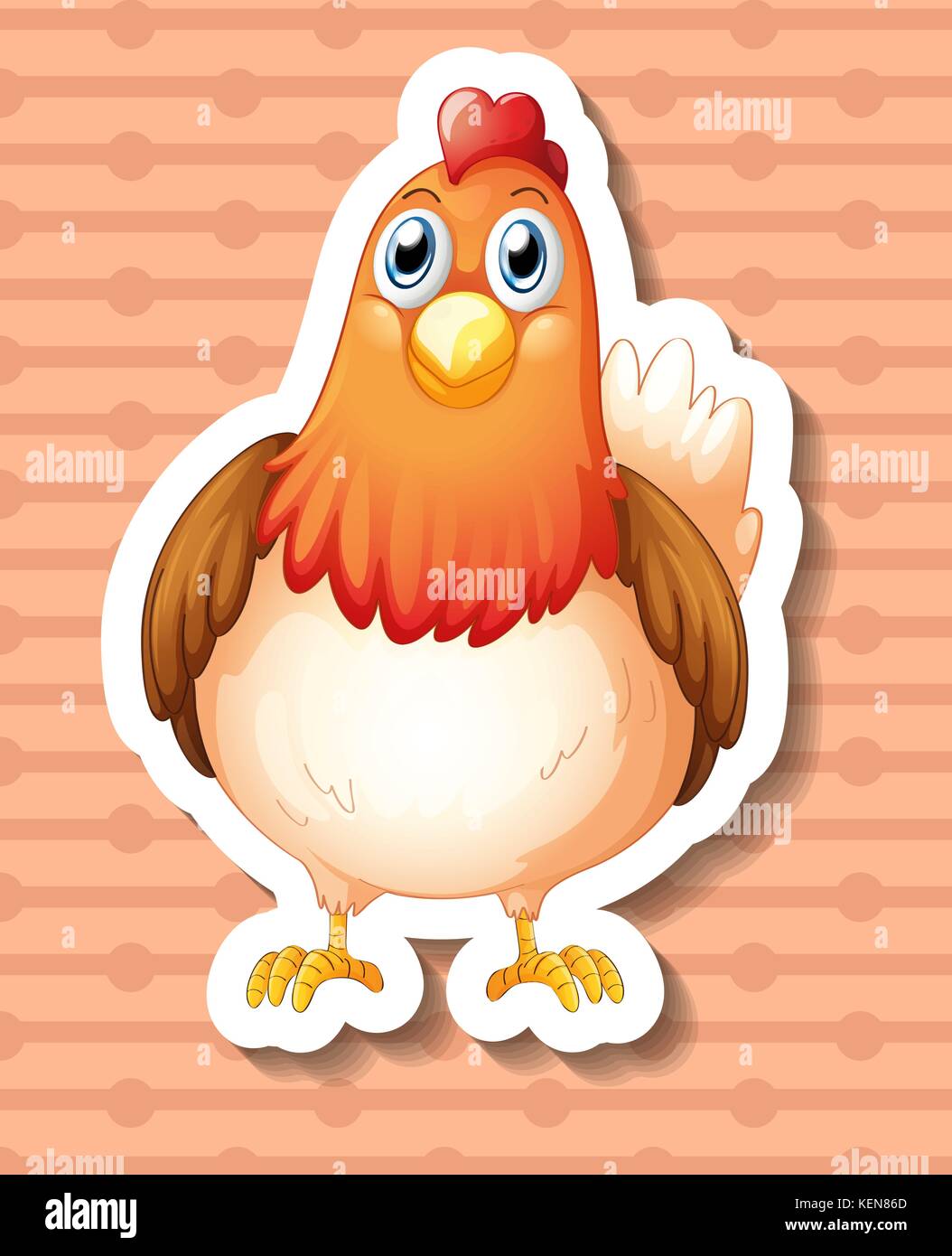 Big Fat Hen Clipart