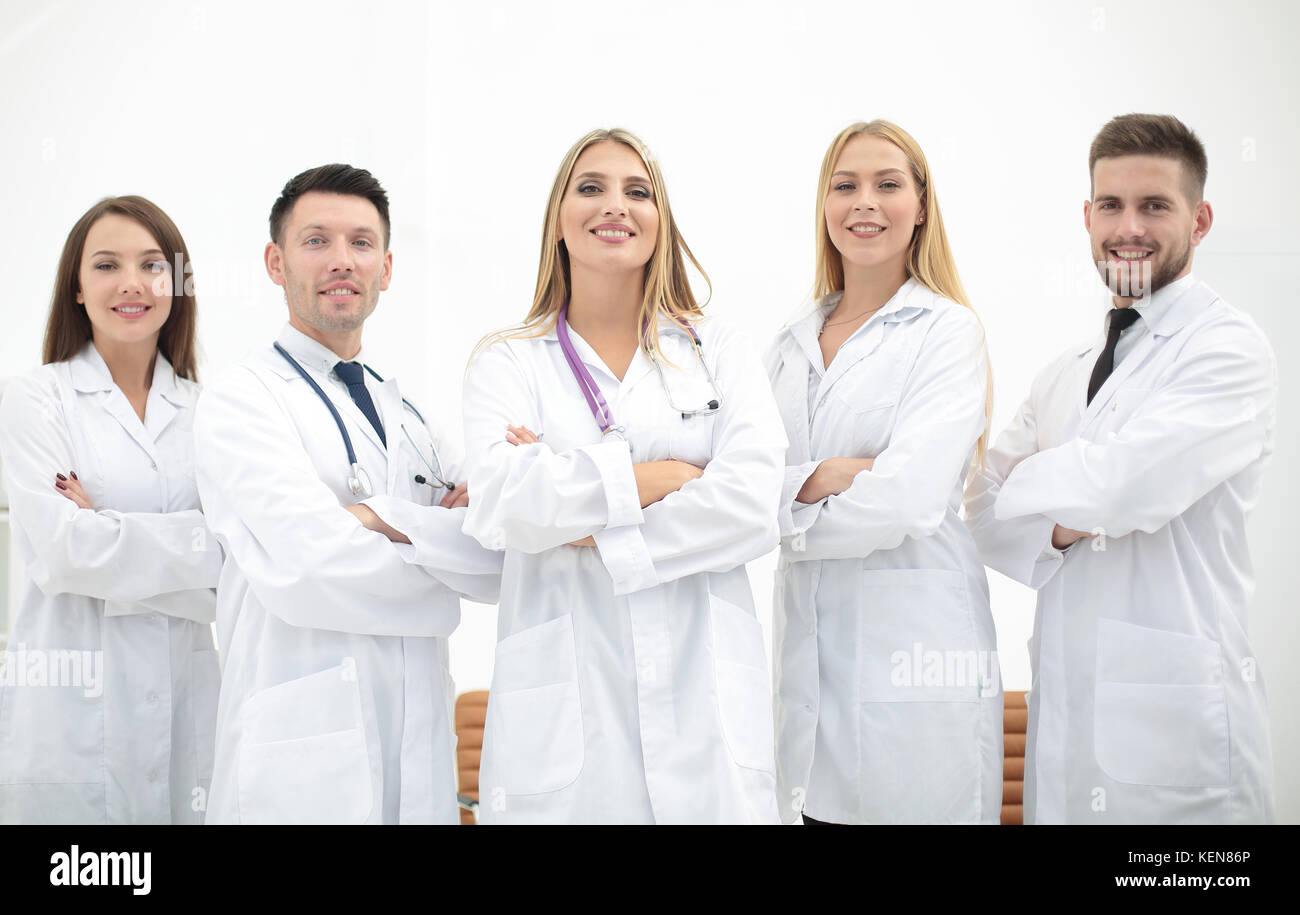 group portrait of a professional medical team Stock Photo - Alamy