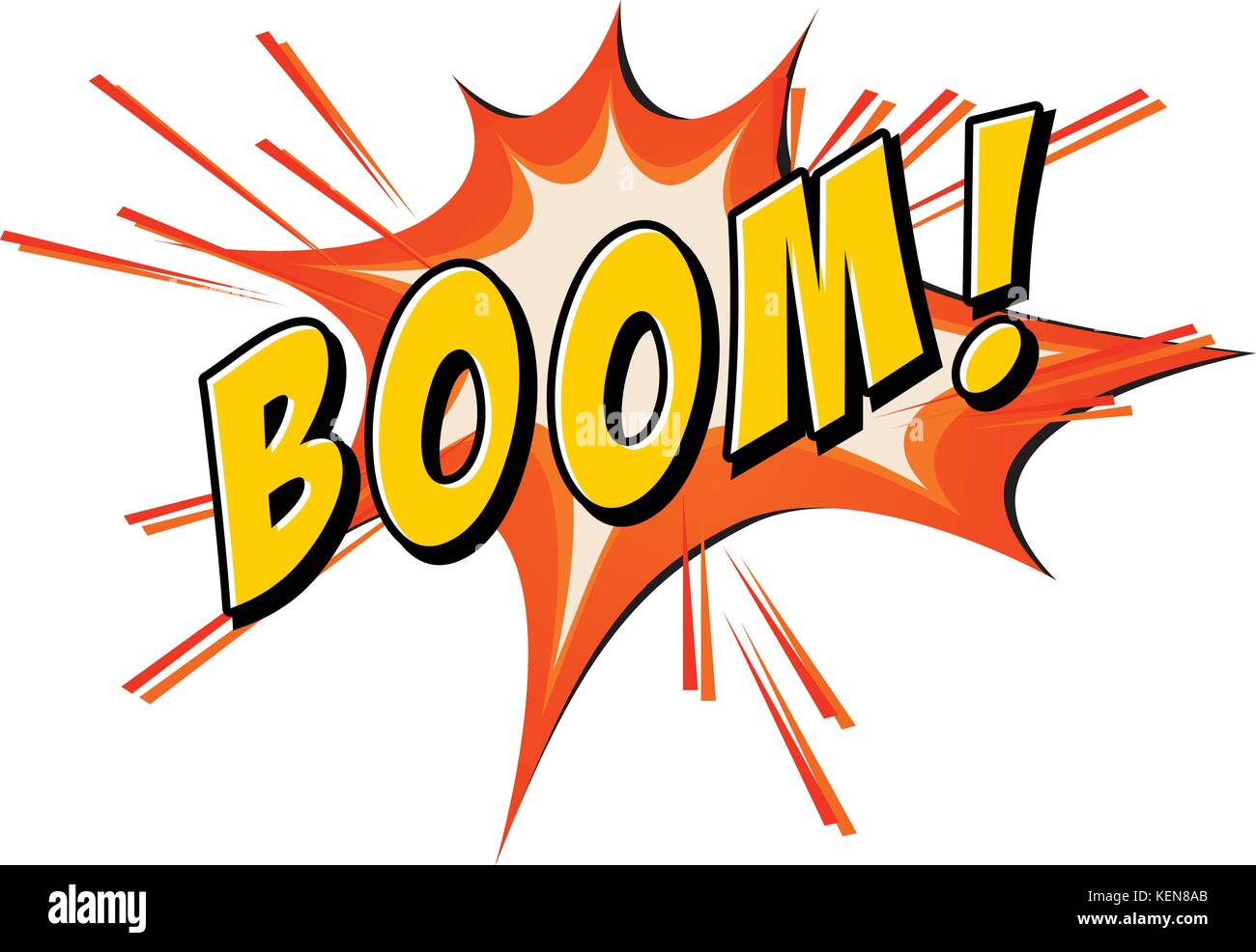 Boom letters Stock Vector Images - Alamy