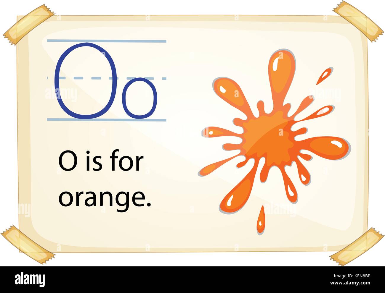 Poster of an alphabet O Stock Vector Image & Art - Alamy