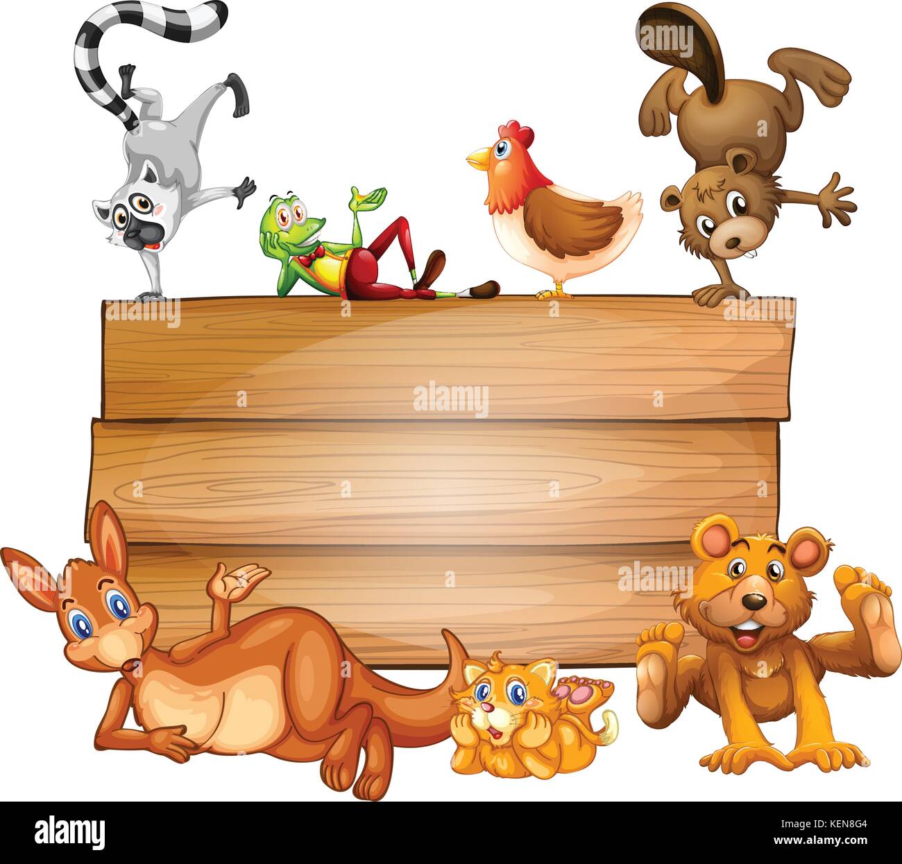 Animals on board Stock Vector Images - Alamy