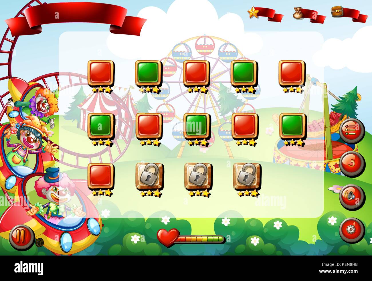 Illustration of a scene from a computer game Stock Vector Image & Art ...