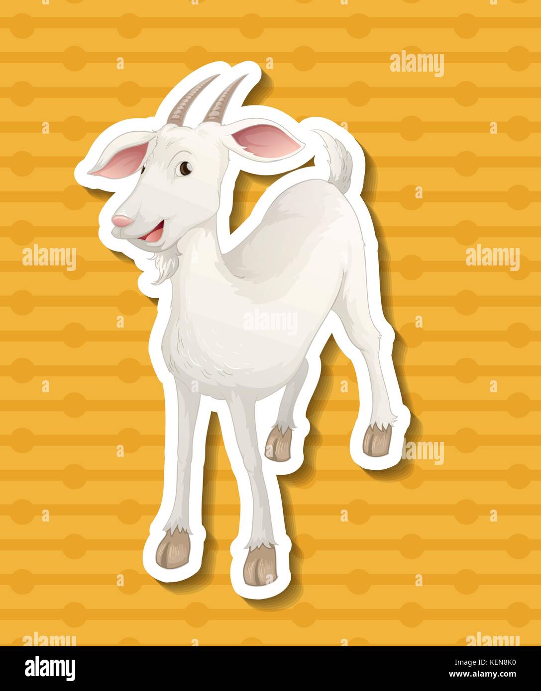 Goat tail Stock Vector Images - Alamy
