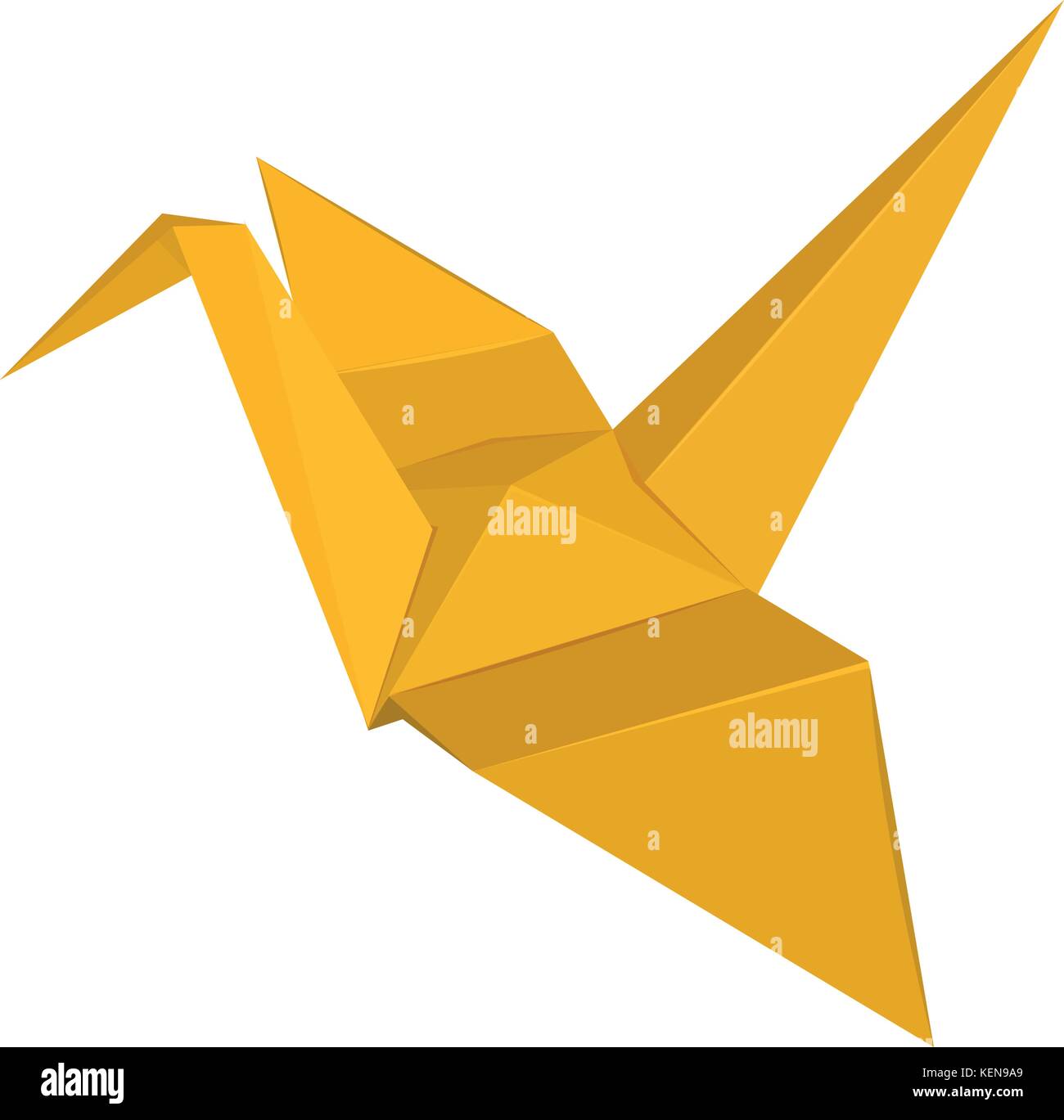 Illustration of a bird origami Stock Vector Image & Art - Alamy