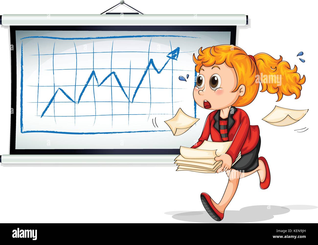 Busy nervous Cut Out Stock Images & Pictures - Alamy