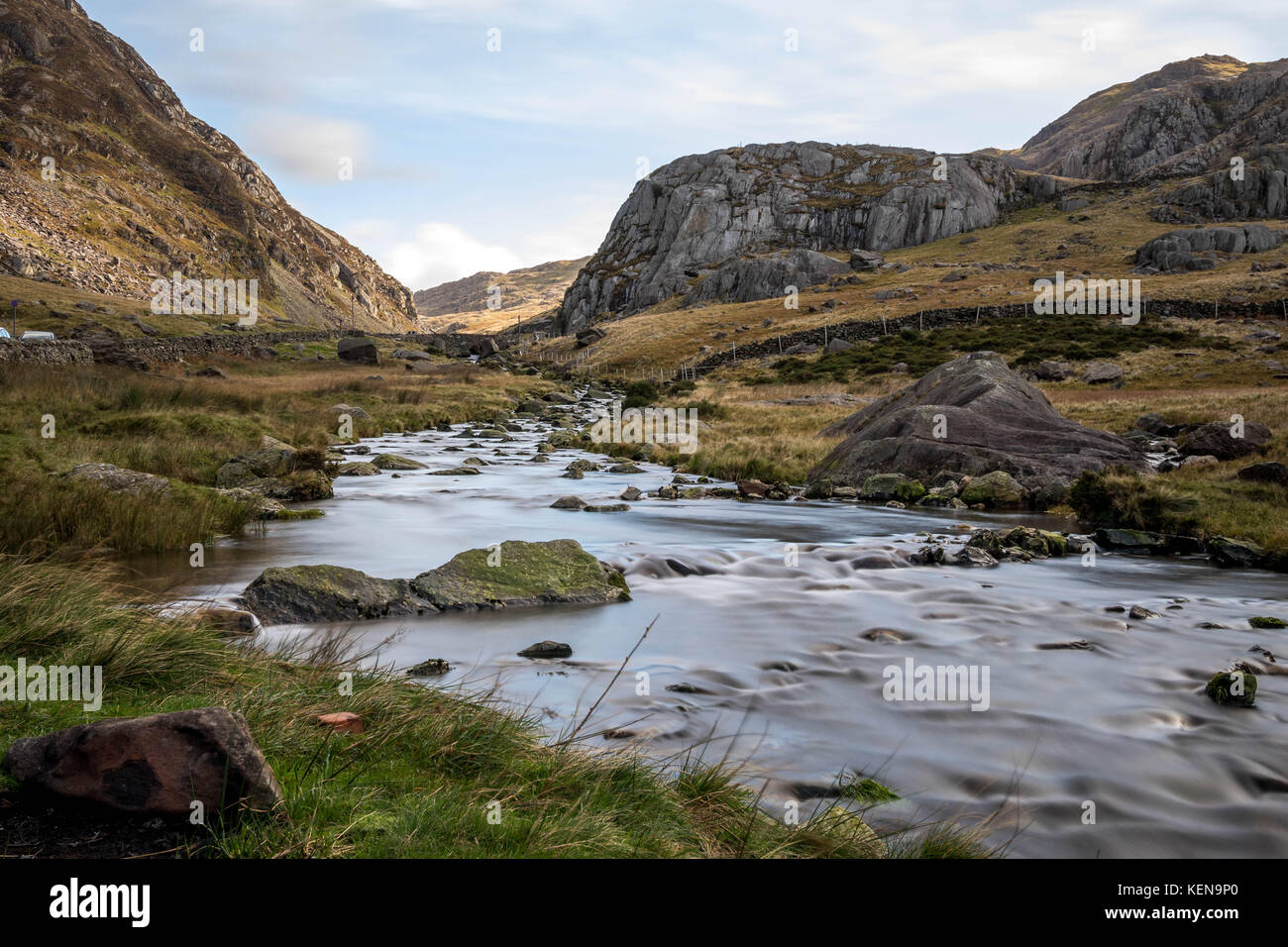 The Streams of Nant Peris, Snowdonia, Wales Stock Photo - Alamy