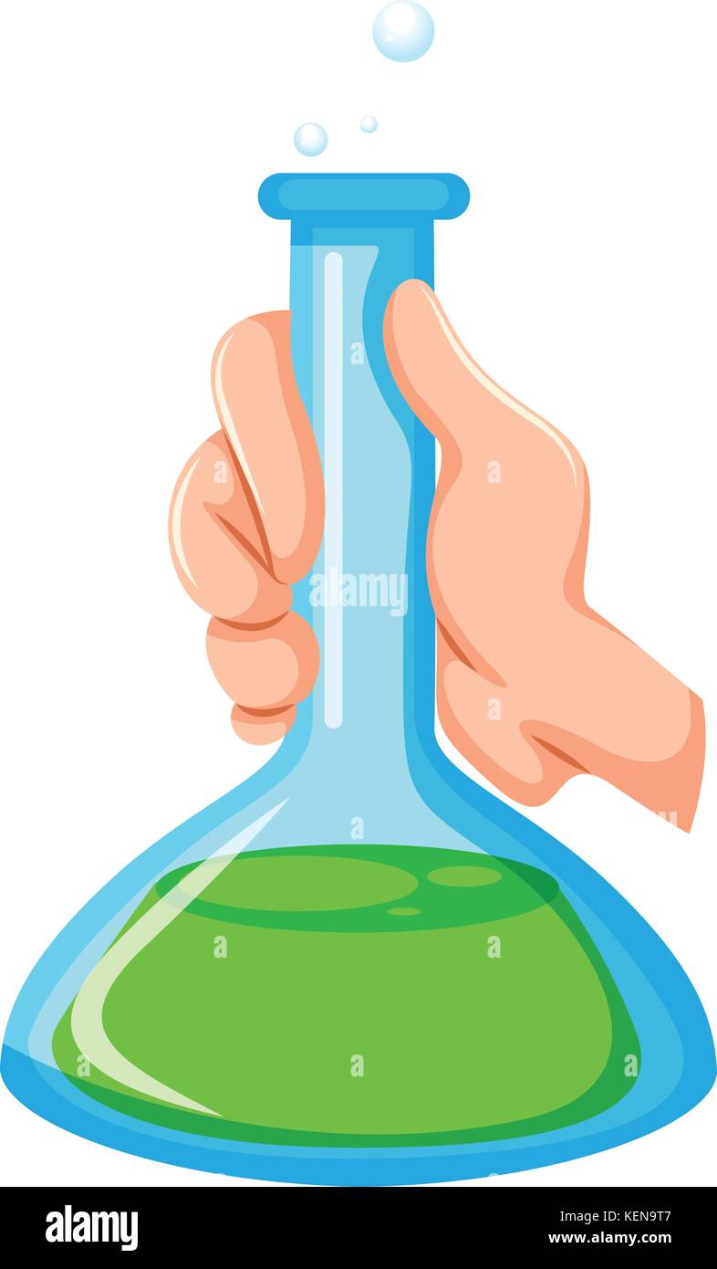 Illustration of a science container Stock Vector Image & Art - Alamy