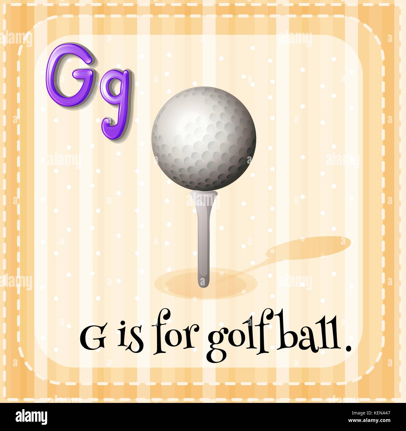 Golf ball pin Stock Vector Images - Alamy