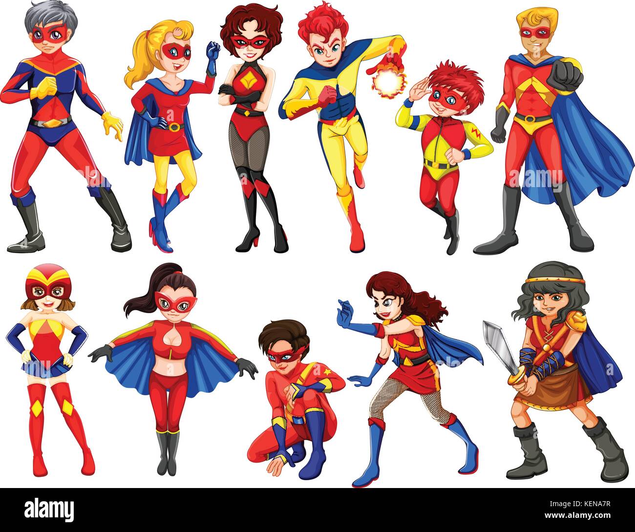 Superwoman Stock Vector Images - Alamy