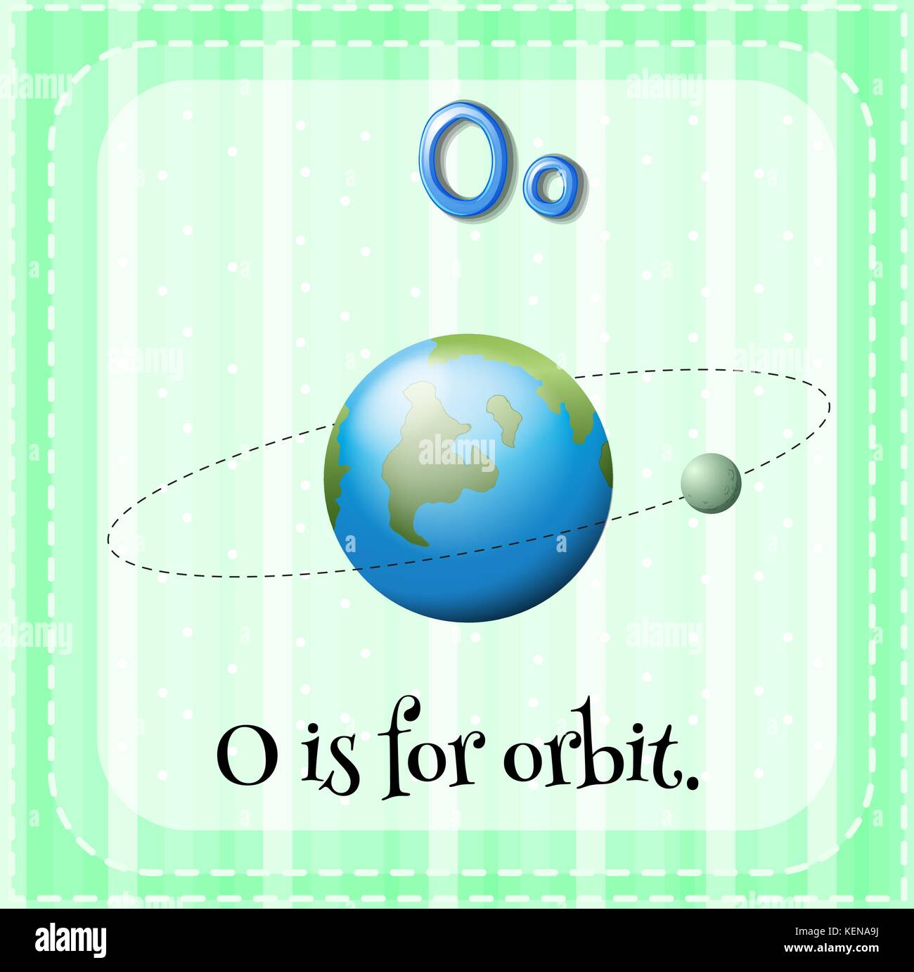A letter O for orbit Stock Vector Image & Art - Alamy