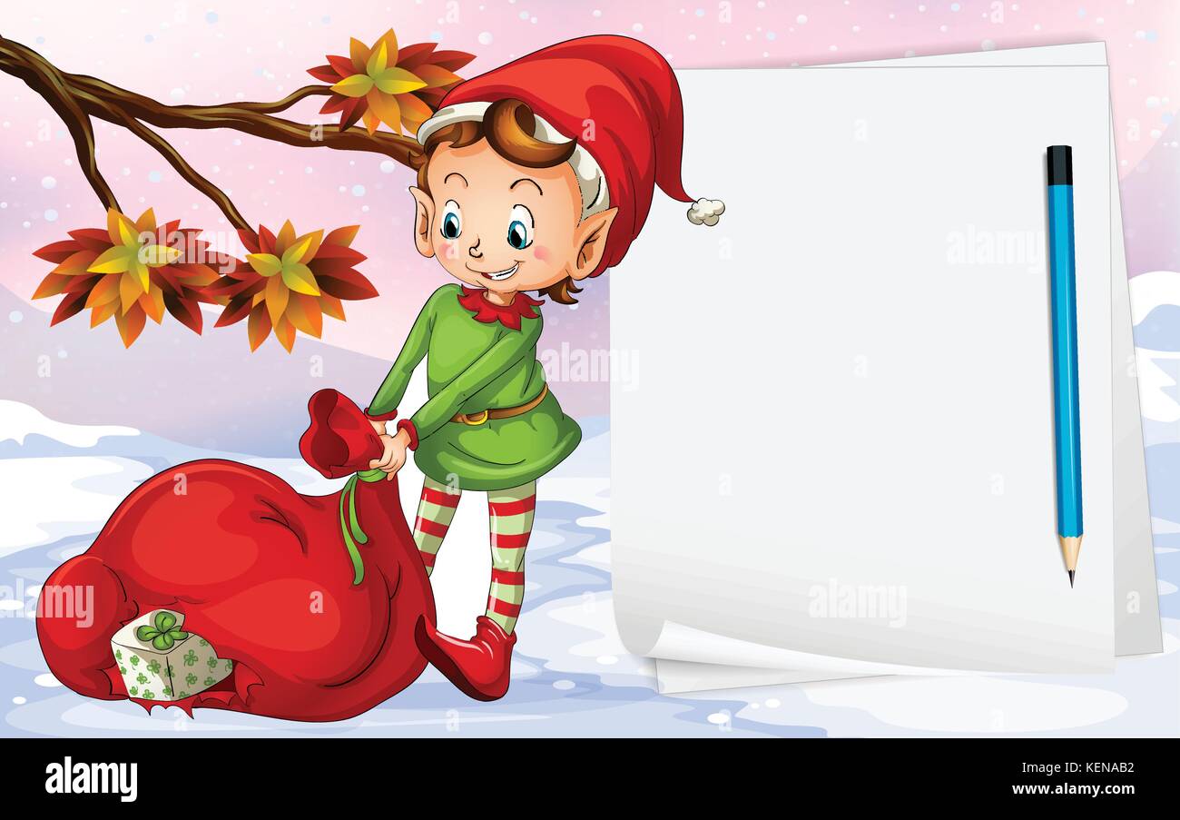 Empty christmas card gifts Stock Vector Images - Alamy