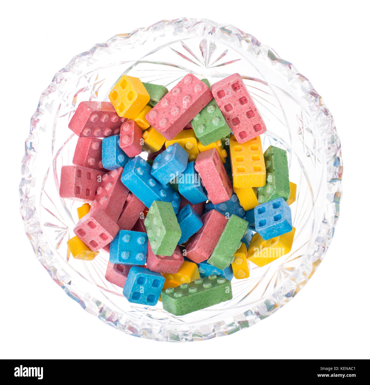 Sweet chewing colored baby sweets. Studio Photo Stock Photo - Alamy