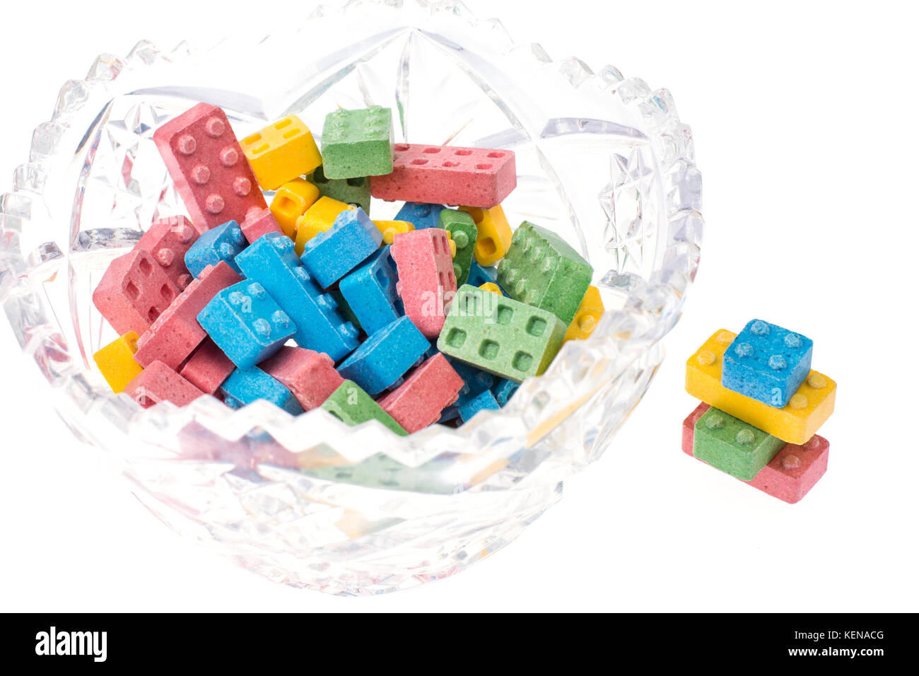 Sweet chewing colored baby sweets. Studio Photo Stock Photo - Alamy